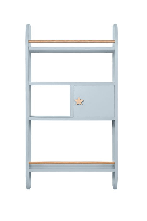 Wall shelf with 4 shelves Stretch blue 23x57 cm – Ona's Furniture